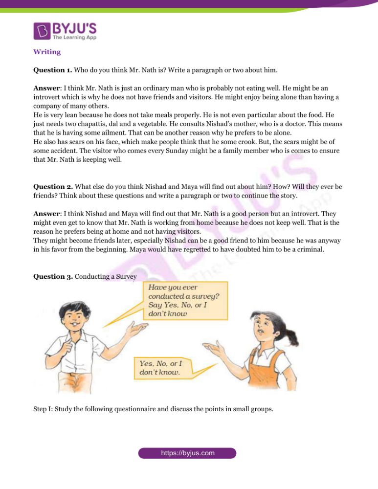 NCERT Solutions for Class 7 English Unit 6 Expert Detectives