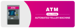 ATM Full Form - Automated Teller Machine