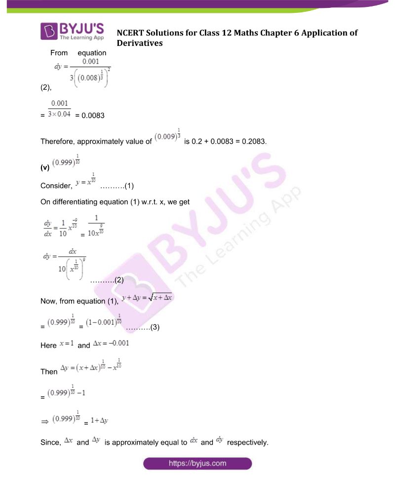 NCERT Solutions for Class 12 Maths Exercise 6.4 Chapter 6- applications ...
