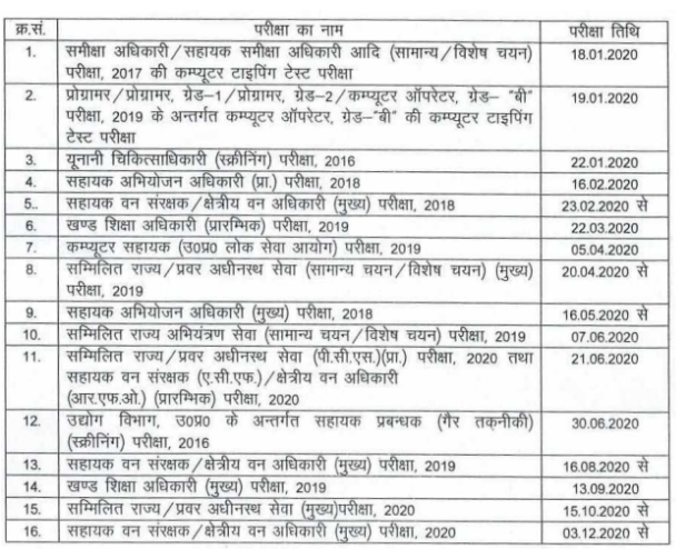 UPPSC Calendar 2020 [Latest] - Revised PCS Pre Exam Dates Out