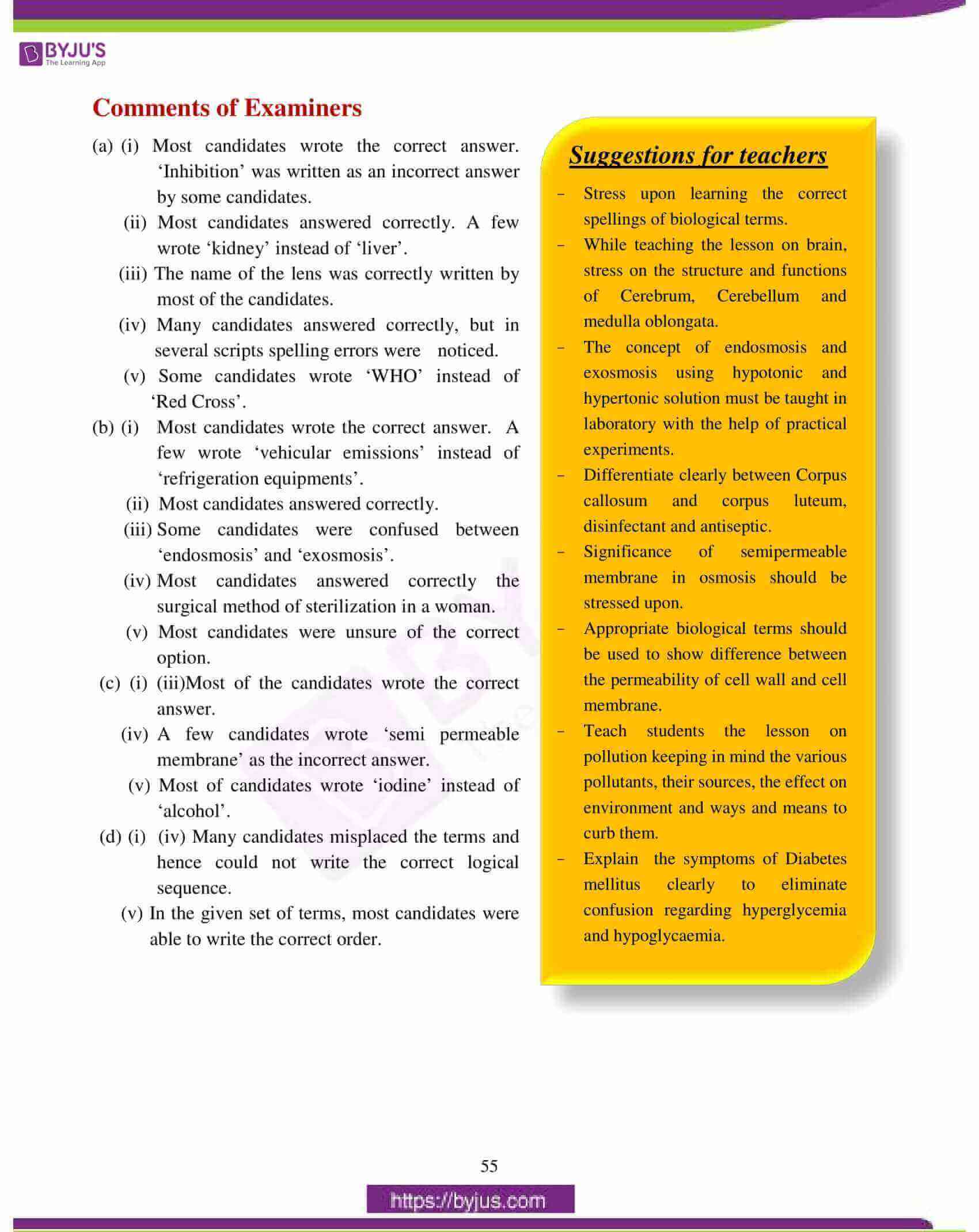 Icse Class 10 Biology Question Paper Solution 2017 Pdf Free Download