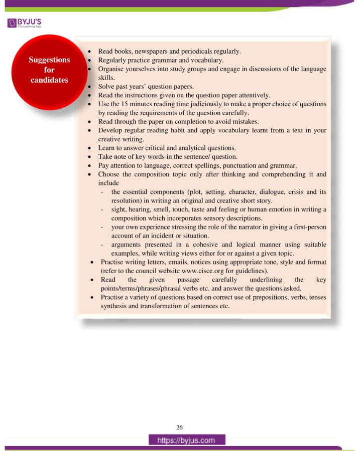 ICSE Class 10 English Language Question Paper Solution 2019 ICSE Class 10 English Language Question Paper Solution 2019