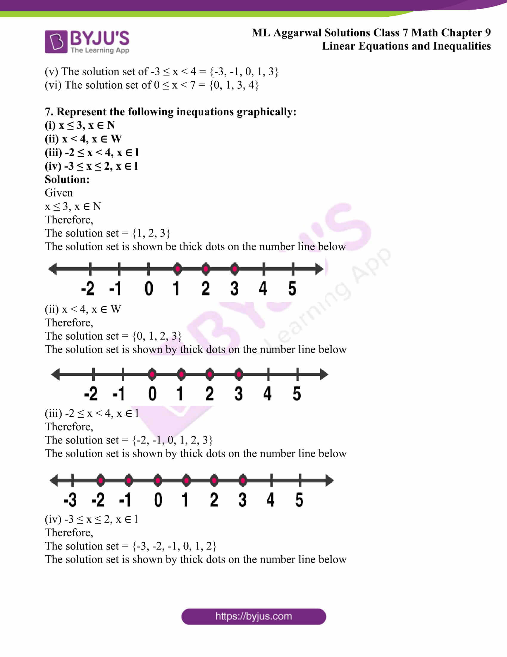 ML Aggarwal Solutions For Class 7 Maths Chapter 9 Linear Equations And