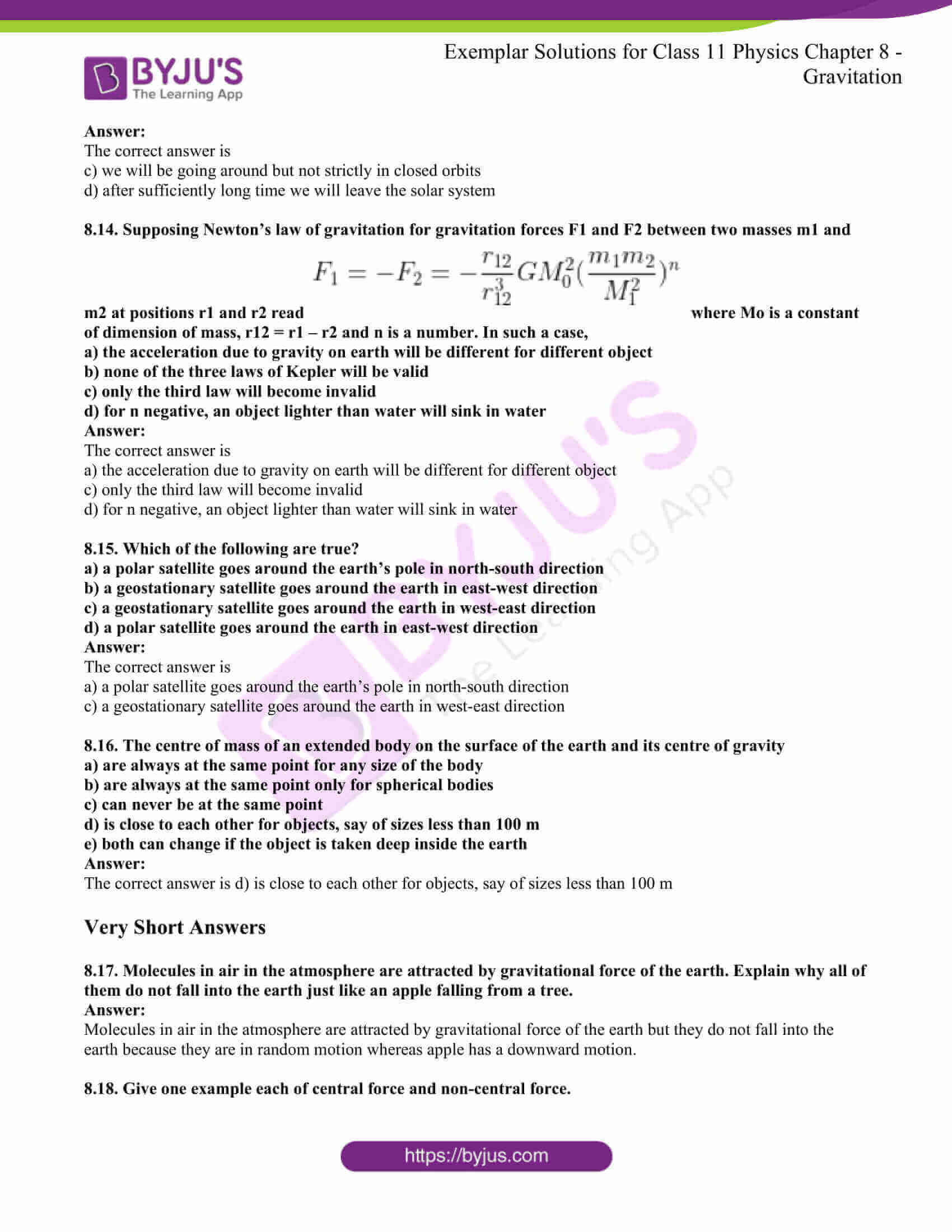 NCERT Exemplar Class 11 Physics Solutions Chapter 8 Download The PDF Here NCERT Exemplar Class 11 Physics Solutions Chapter 8 Download The PDF Here