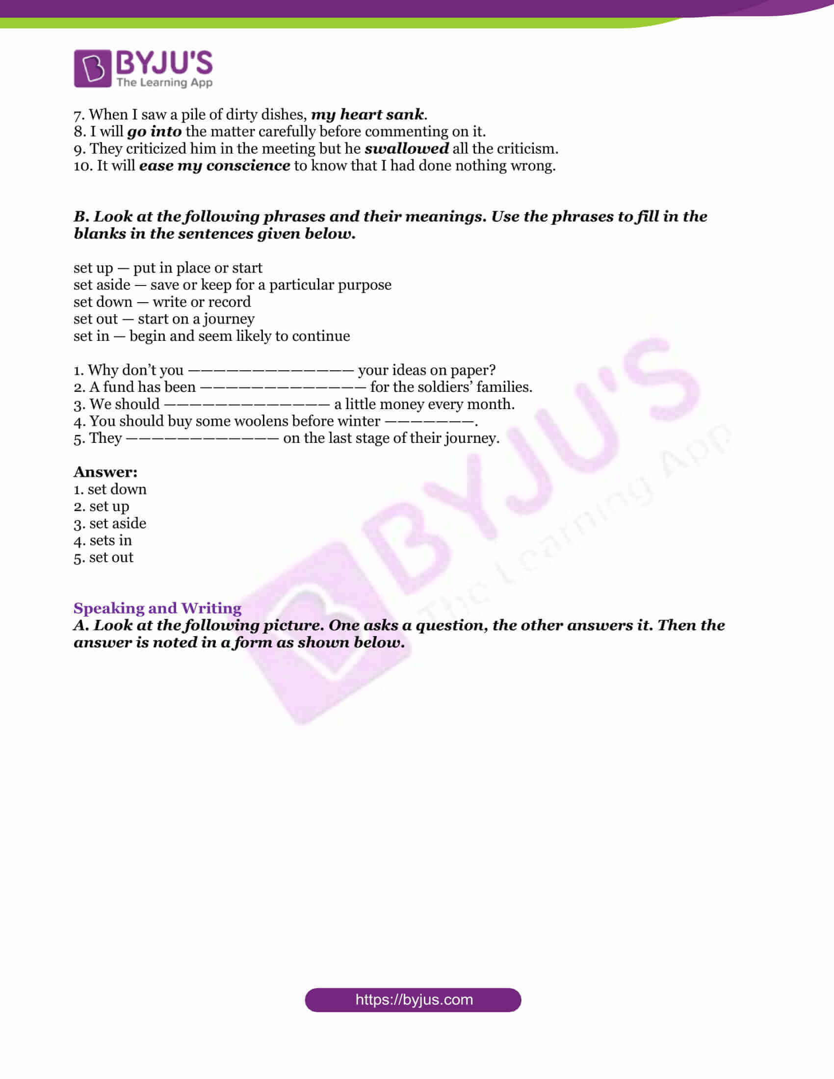 NCERT Solutions for Class 6 English Unit 7 Fair Play
