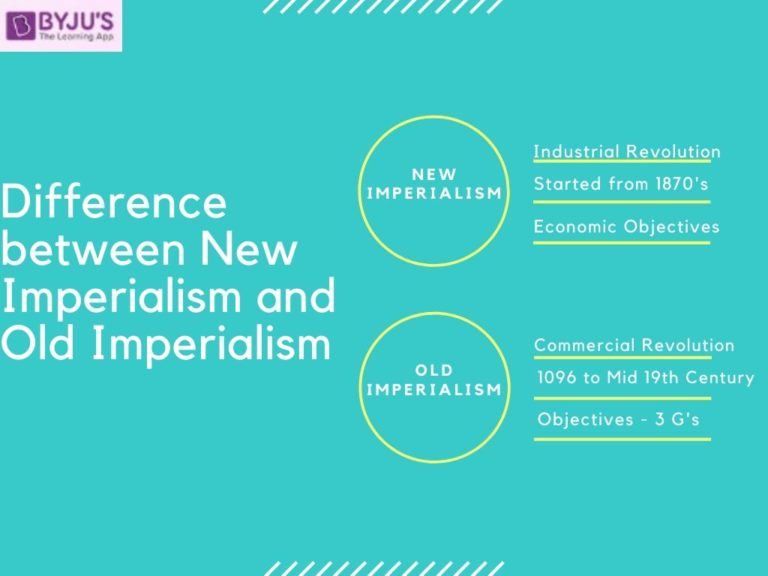 Difference between New Imperialism and Old Imperialism & Their Comparisons