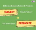 Difference Between Subject & Predicate