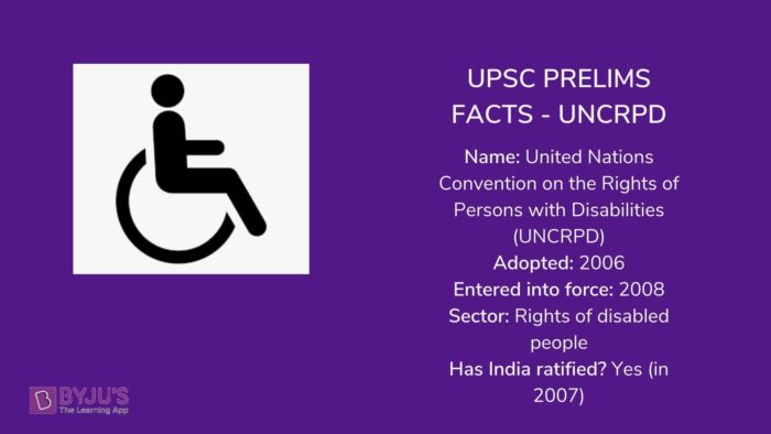 UN Convention on the Rights of Persons with Disabilities (CRPD). UPSC ...