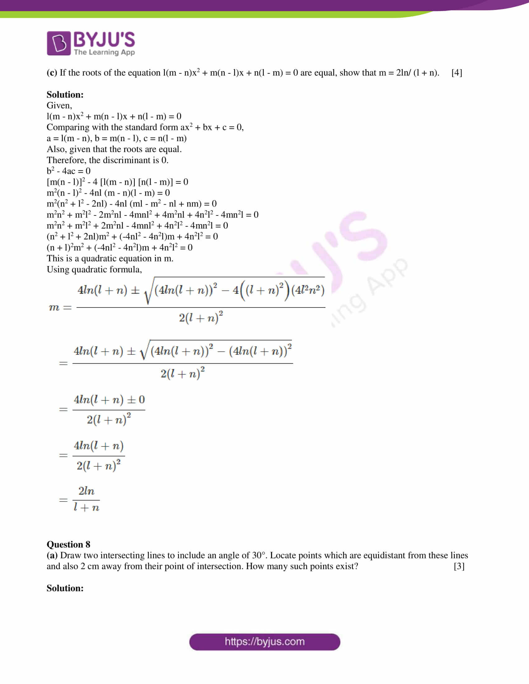 ICSE Class 10 Maths Mock Sample Paper 3 With Answers ICSE Specimen Papers ICSE Class 10 Maths Mock Sample Paper 3 With Answers ICSE Specimen Papers