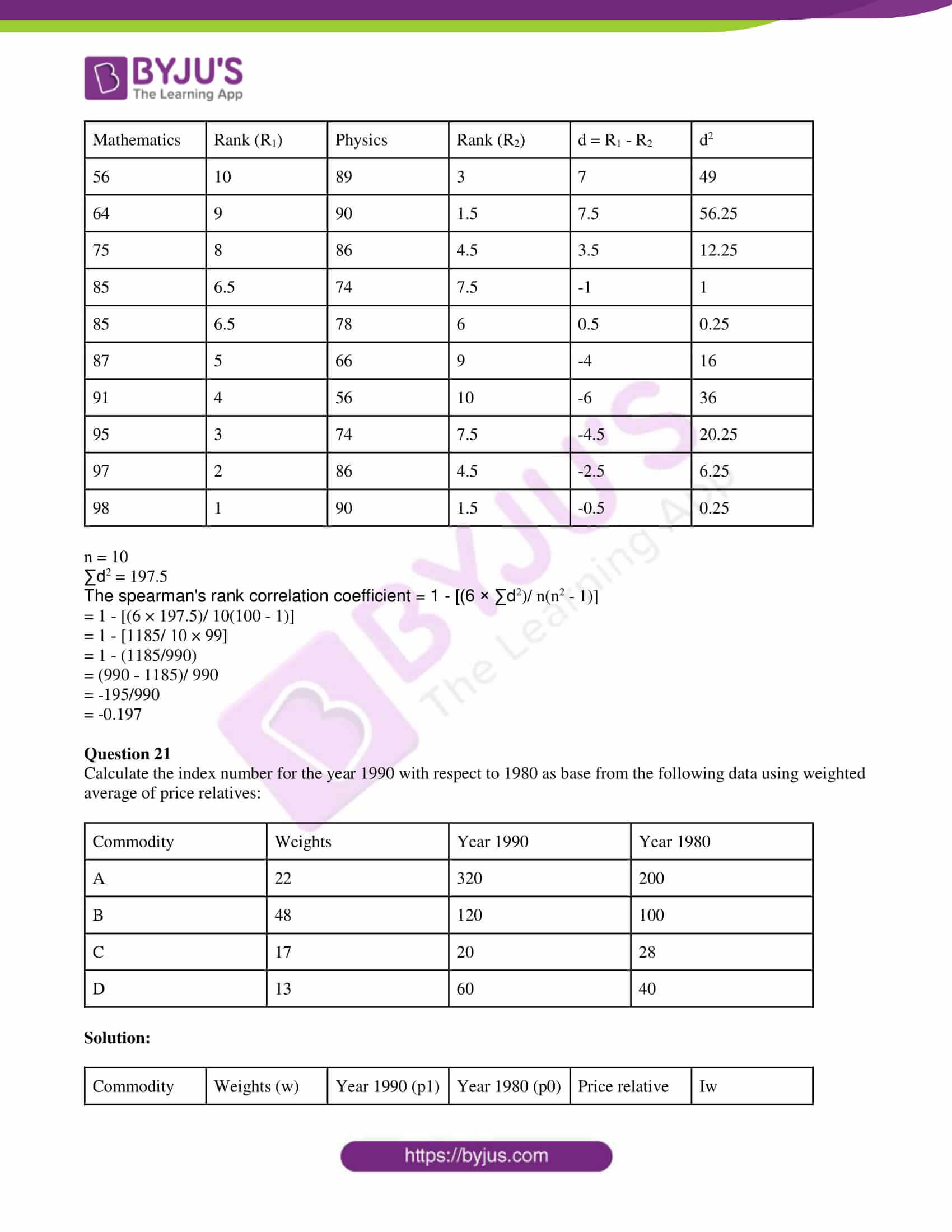 ISC Class 11 Maths Specimen Question Paper 2019 With Answers Free PDF ISC Class 11 Maths Specimen Question Paper 2019 With Answers Free PDF