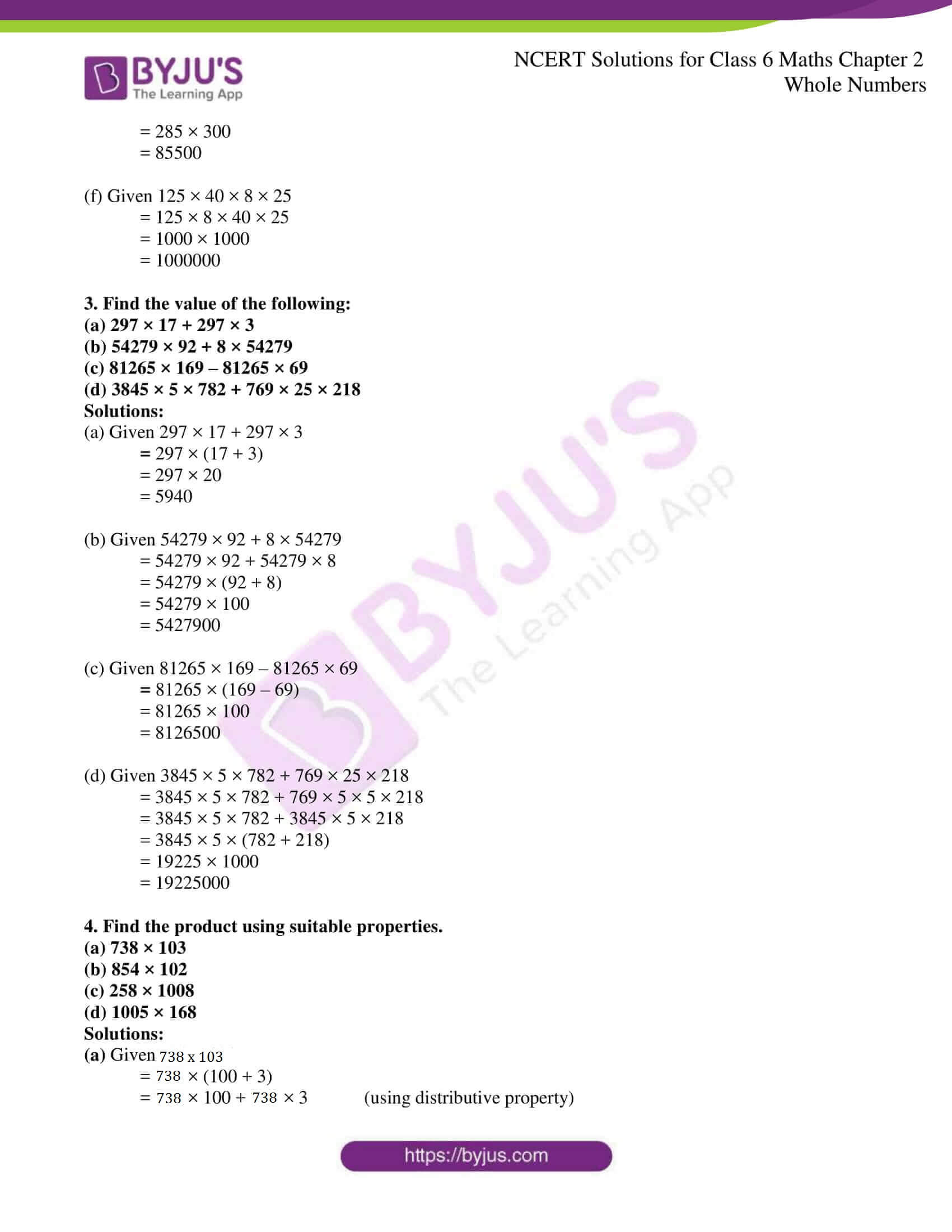 Byjus Class 6 Maths Chapter 2 At