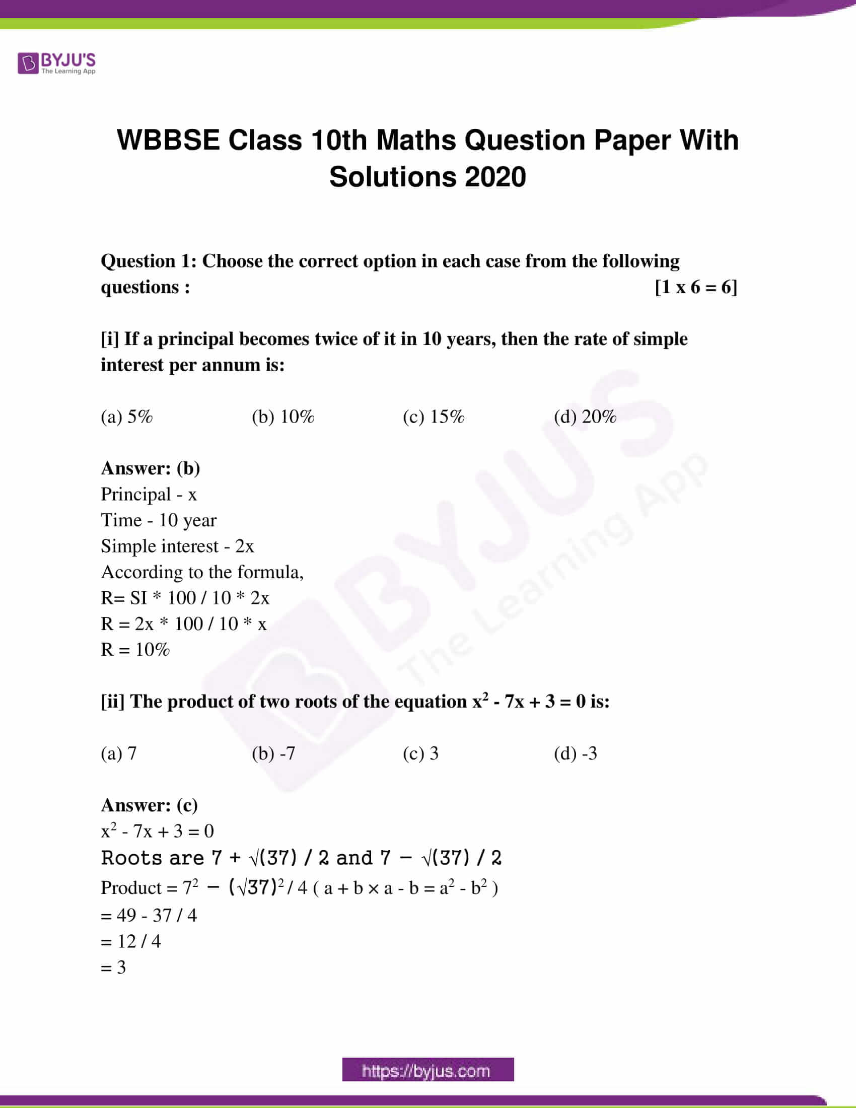 Probl me De Maths quations Probl me De Maths quations