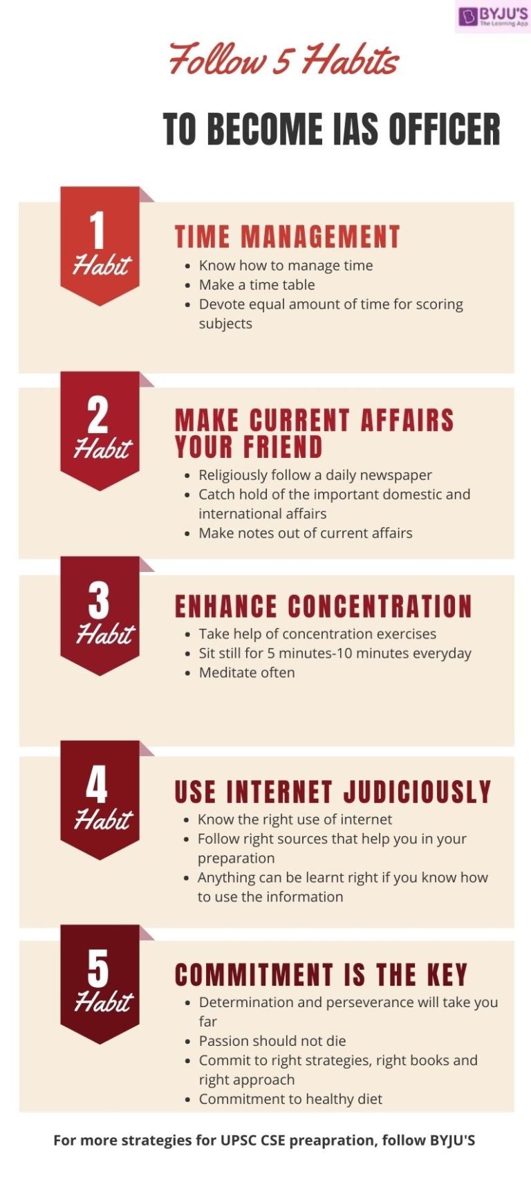 5 Must-Have IAS Officer Habits