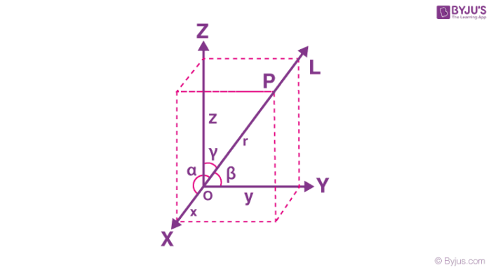 Study what are Direction Cosines of a Line Segment | Solved Problems