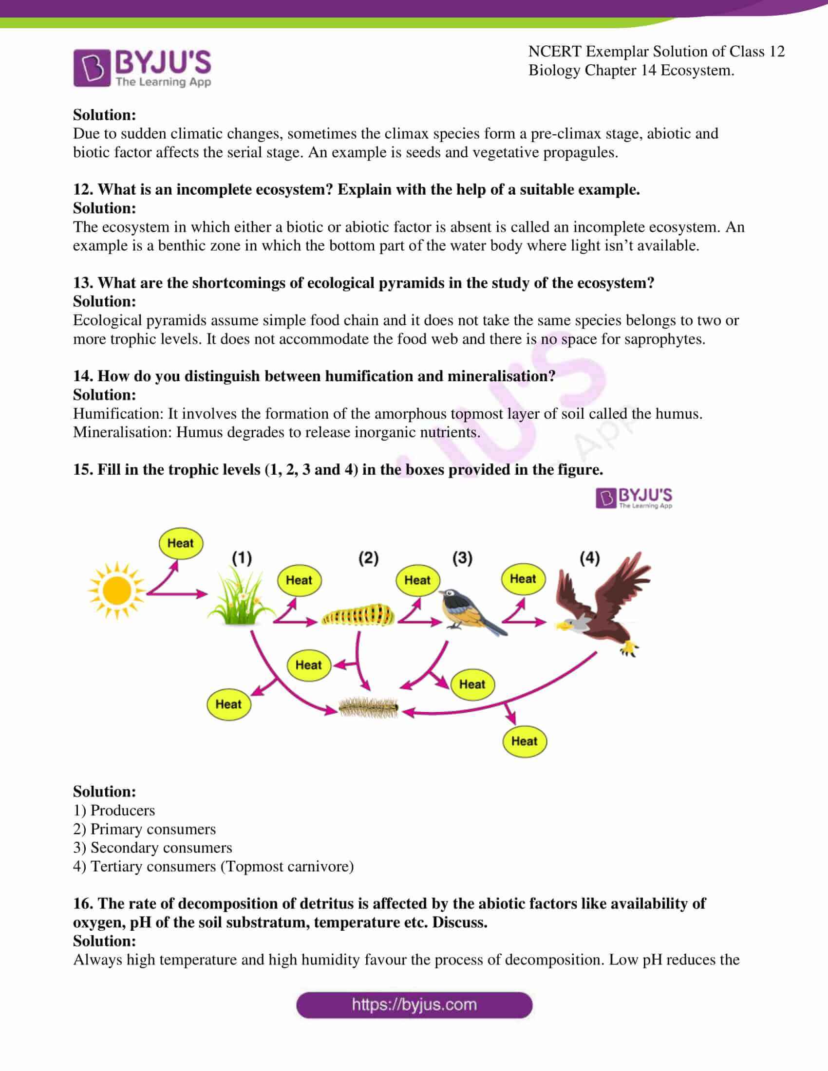 NCERT Exemplar Solutions Class 12 Biology Chapter 14 Visit Here To NCERT Exemplar Solutions Class 12 Biology Chapter 14 Visit Here To