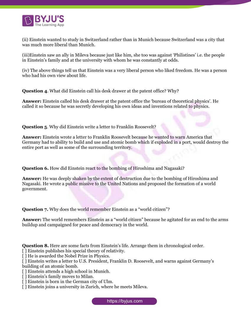 NCERT Solutions For Class 9 English Chapter 4 A Truly Beautiful Mind NCERT Solutions For Class 9 English Chapter 4 A Truly Beautiful Mind