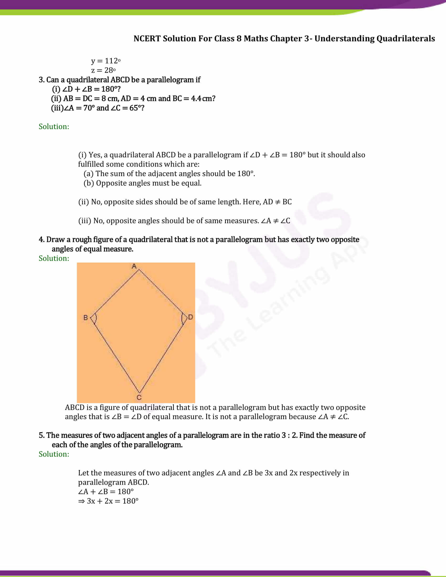 NCERT Solutions For Class 8 Maths Chapter 3 Understanding NCERT Solutions For Class 8 Maths Chapter 3 Understanding
