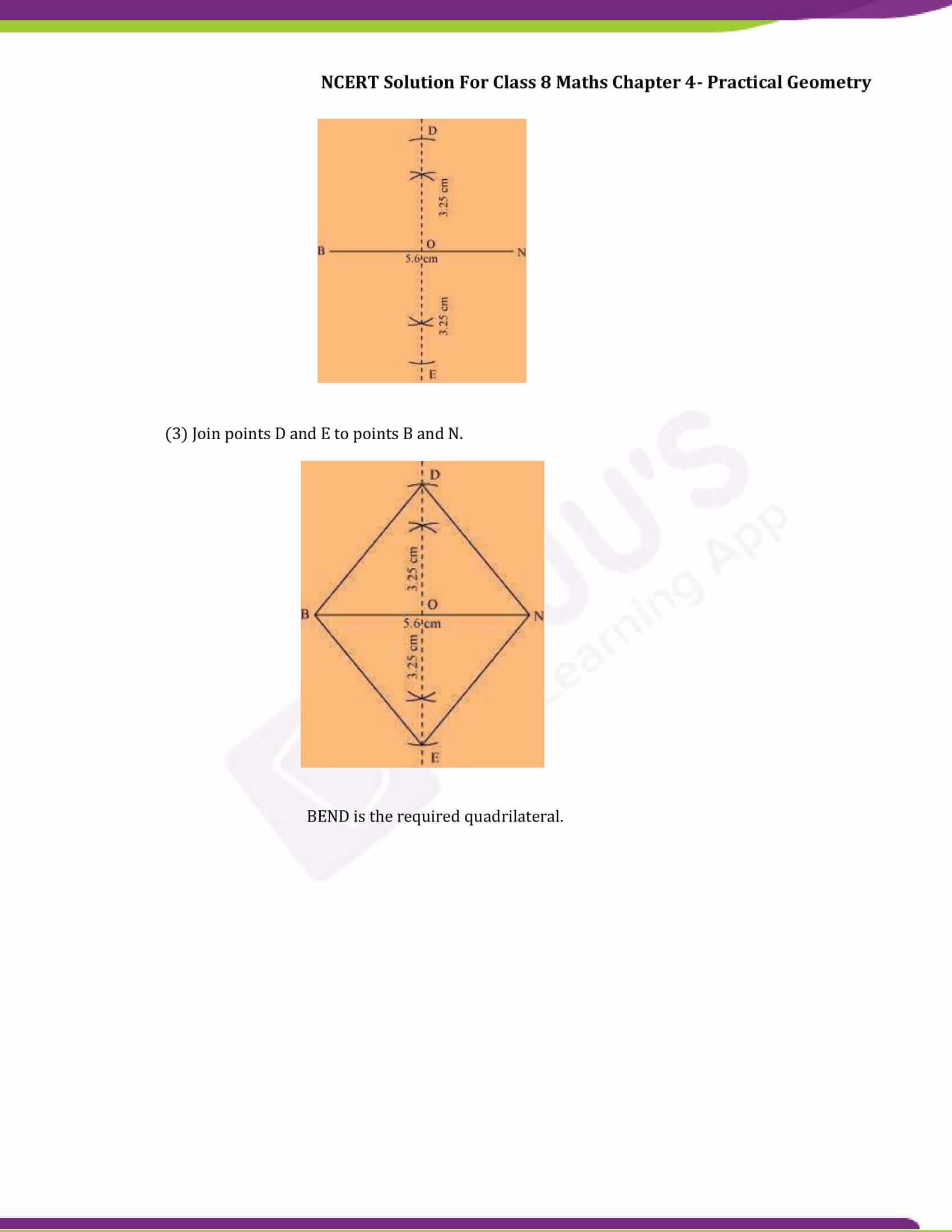 NCERT Solutions Class 8 Maths Chapter 4 Practical Geometry