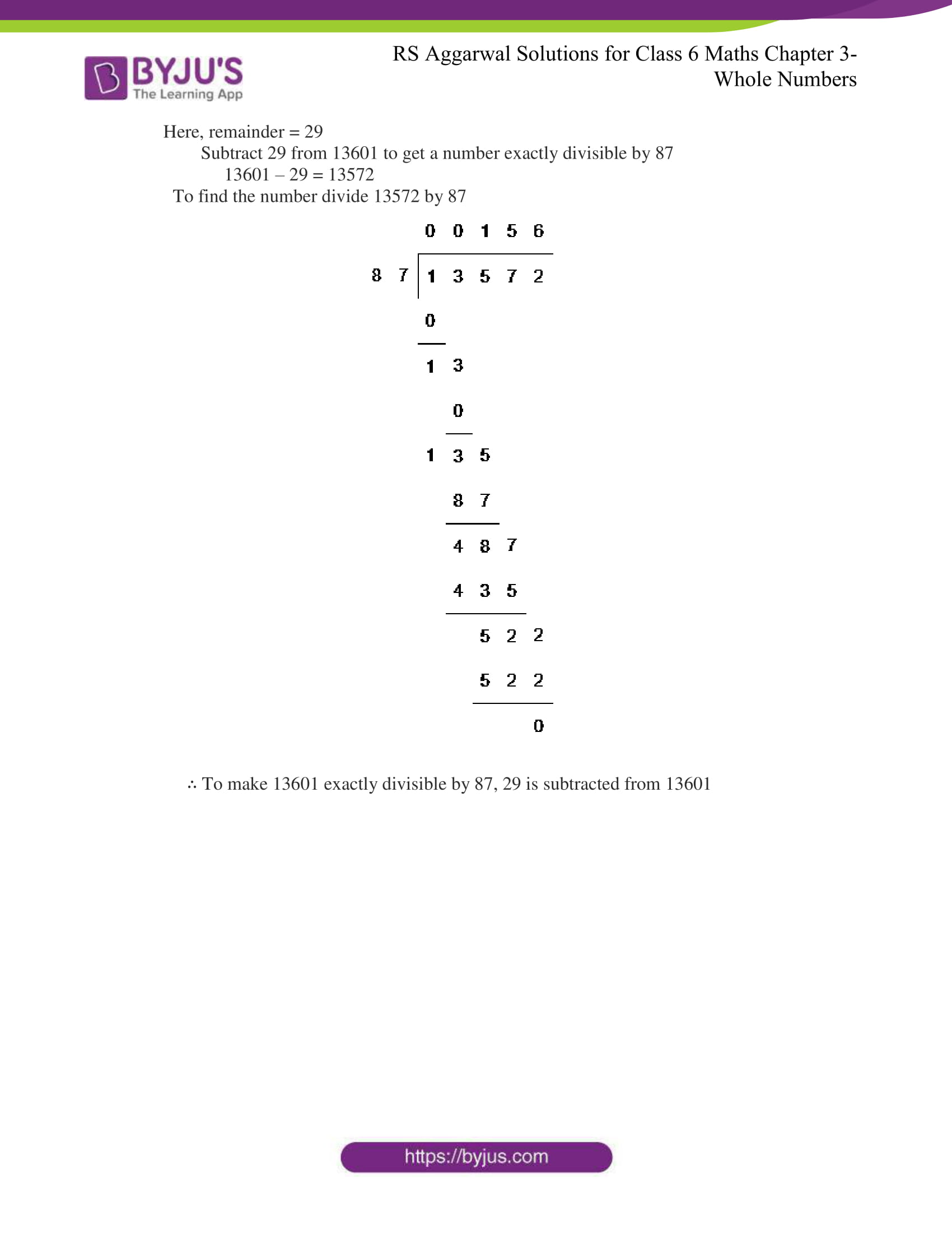 RS Aggarwal Solutions For Class 6 Chapter 3 Whole Numbers Exercise 3E RS Aggarwal Solutions For Class 6 Chapter 3 Whole Numbers Exercise 3E