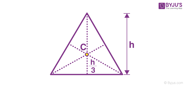 How to Find Centre of Mass of a Triangle