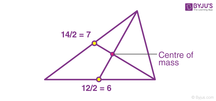 How to Find Centre of Mass of a Triangle