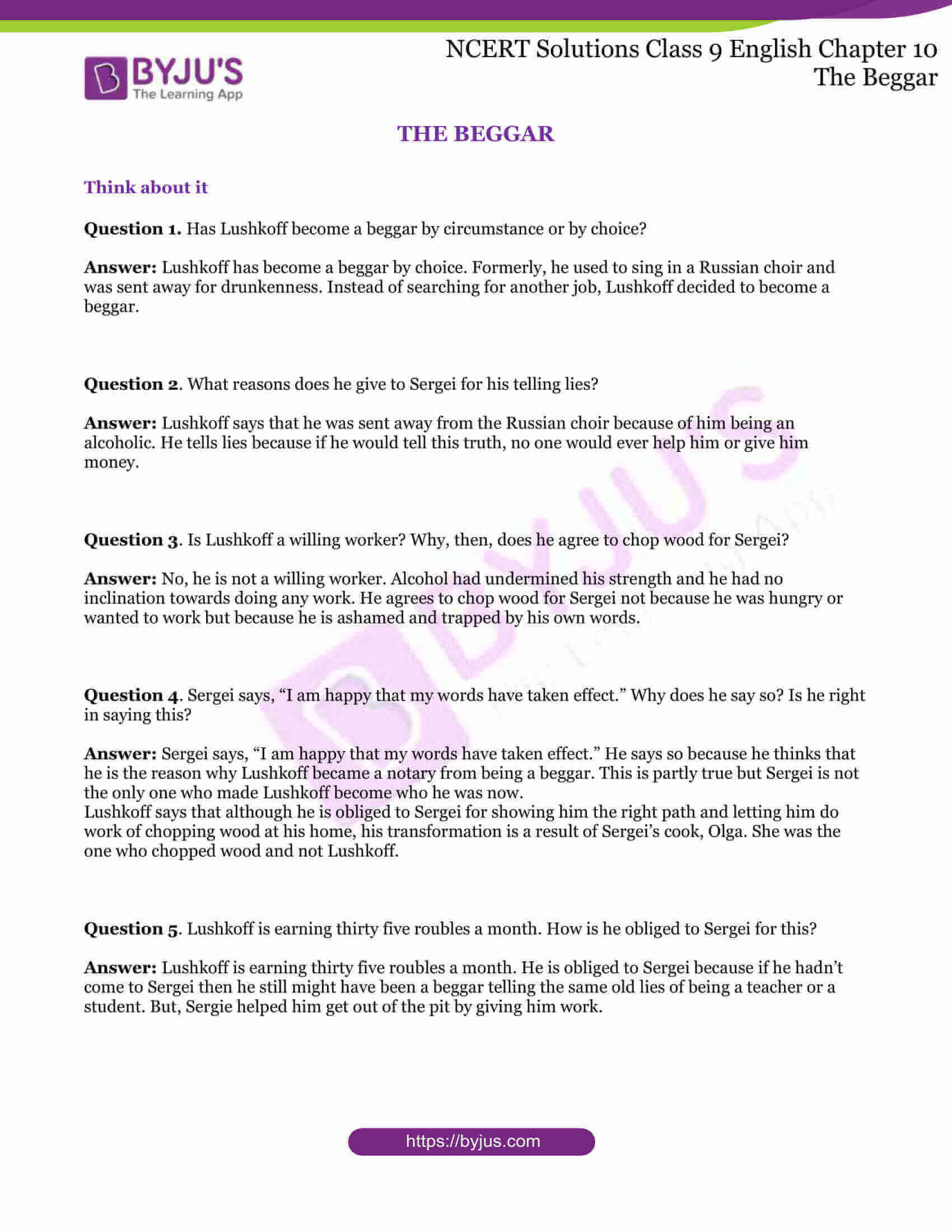 Ncert Solutions For Class 9 English Chapter 3 The Little Girl And Poem ...