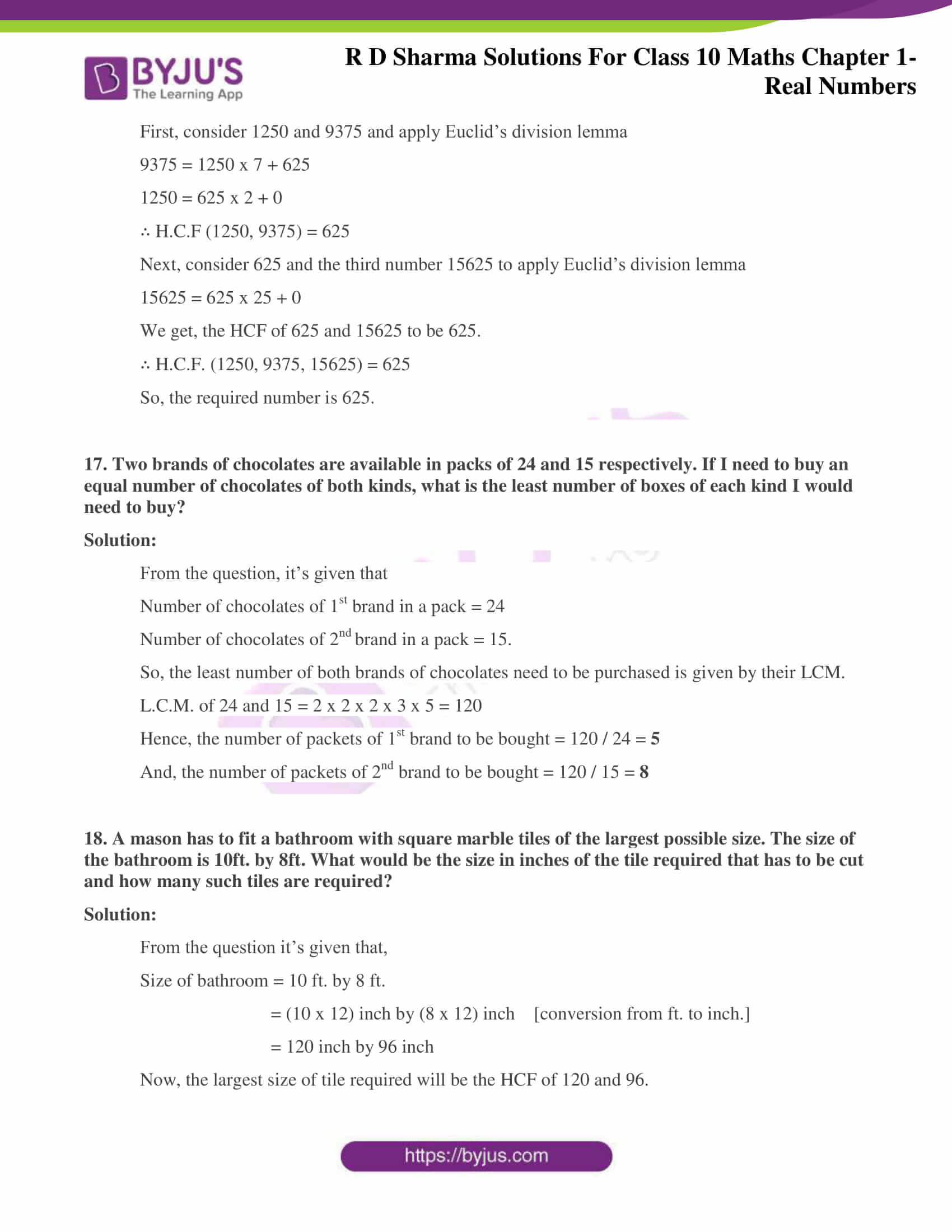 RD Sharma Solutions For Class 10 Chapter 1 Real Numbers Exercise 1 2 PDF