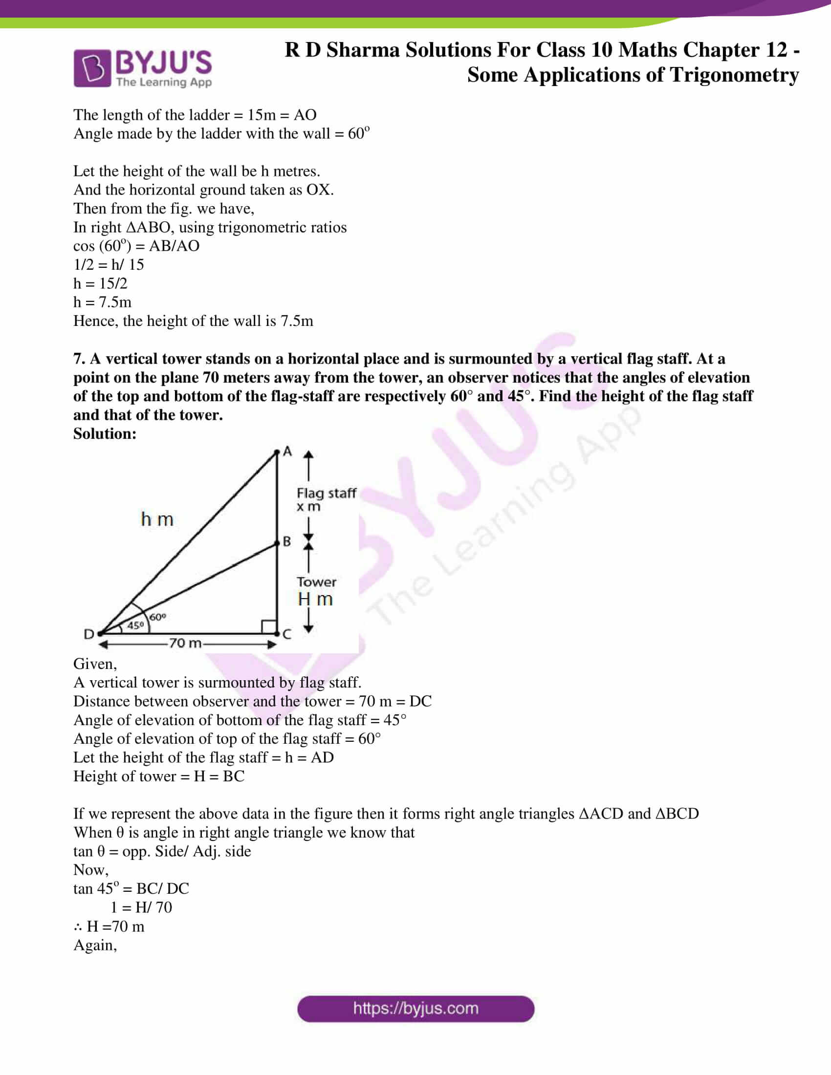 RD Sharma Solutions For Class 10 Maths Updated For 2023 24 Chapter 12 RD Sharma Solutions For Class 10 Maths Updated For 2023 24 Chapter 12