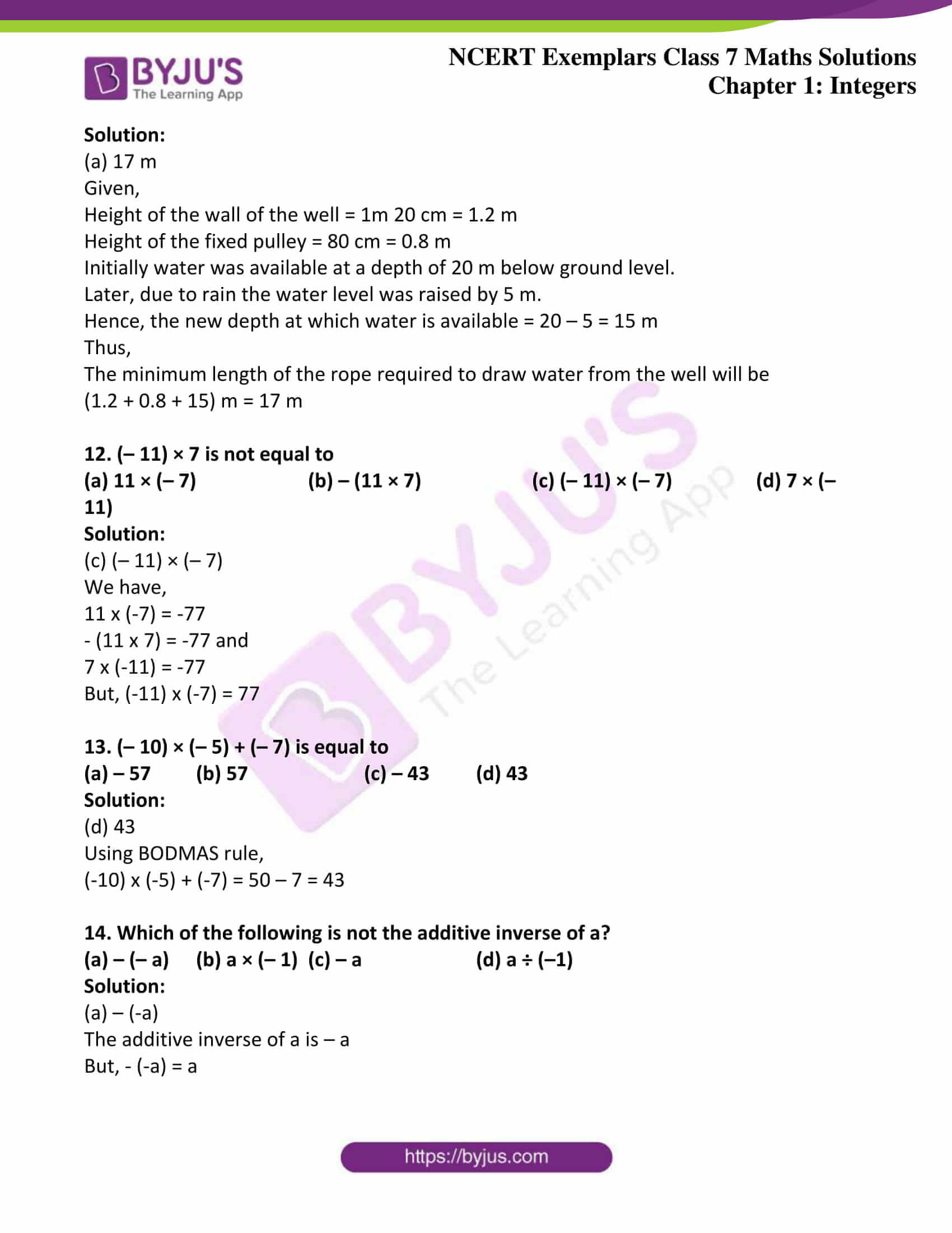 Byjus Class 7 Maths Chapter 1 Kit