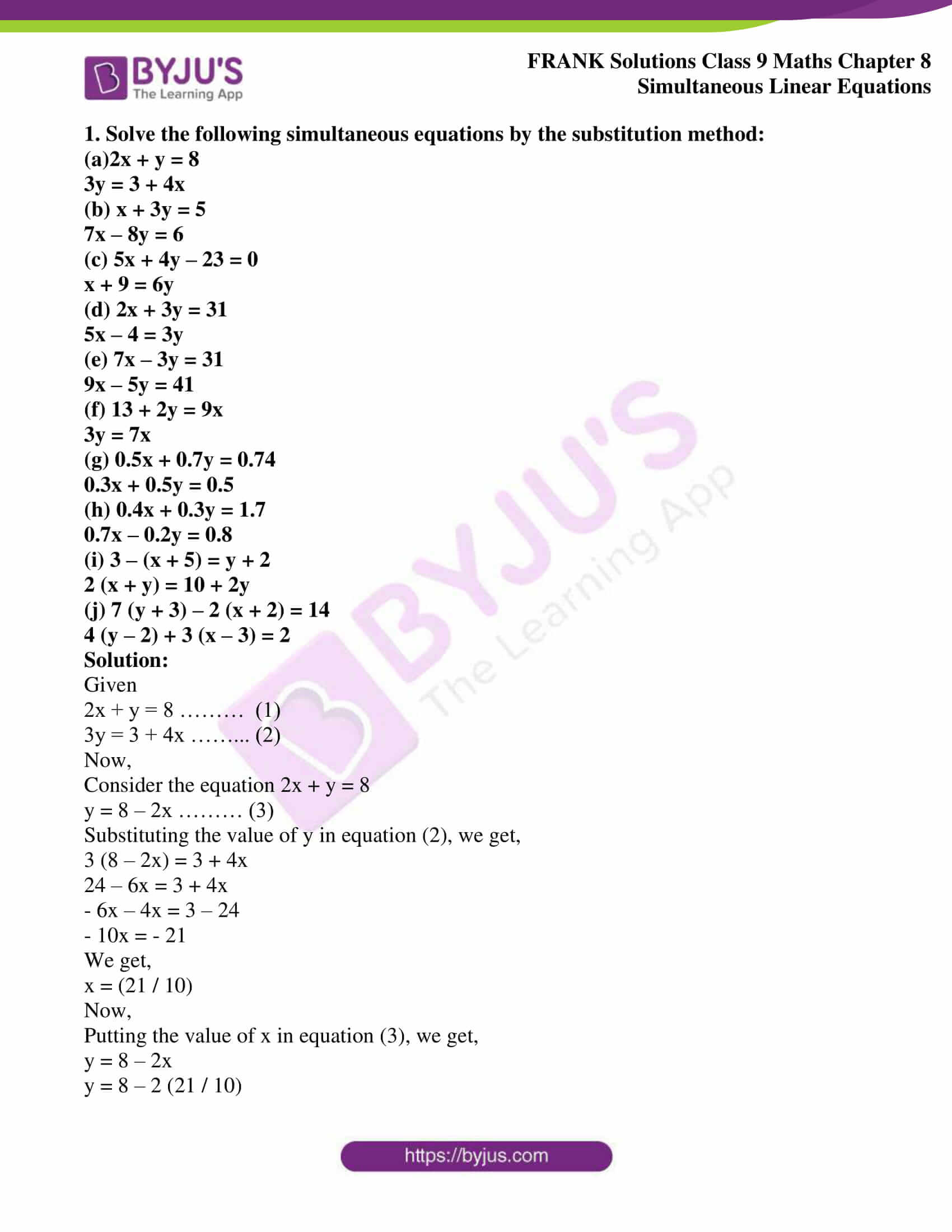 Simultaneous Linear Equations For Class 9 Worksheet Mastering The Art Simultaneous Linear Equations For Class 9 Worksheet Mastering The Art