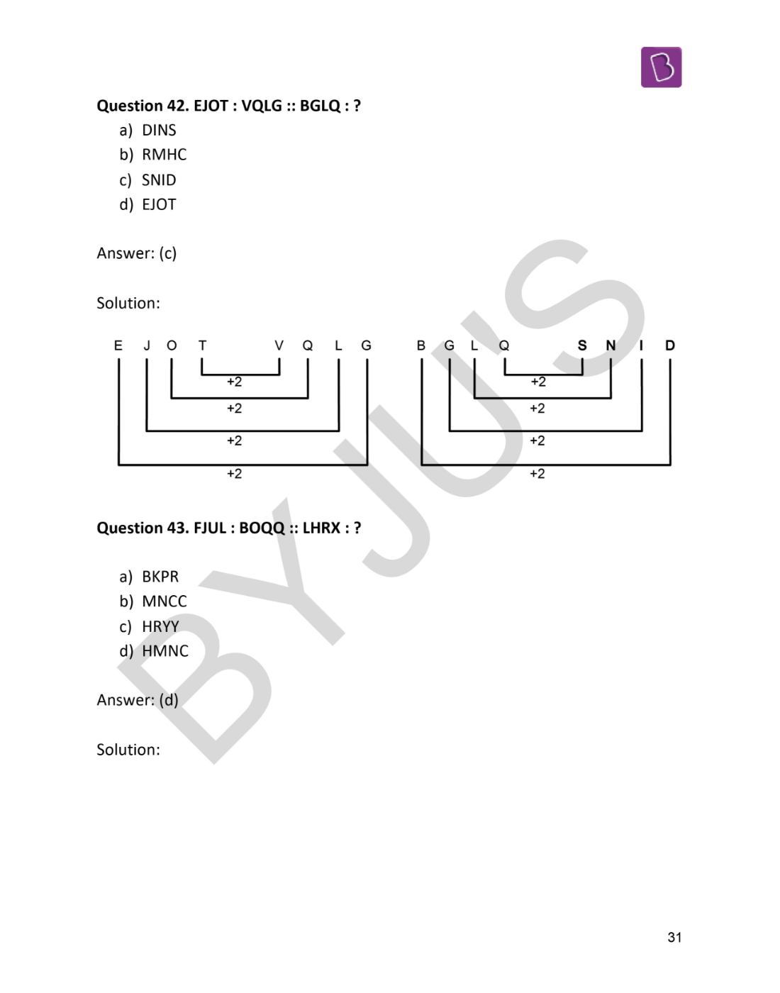 Maharashtra 2020-21 NTSE Stage 1 Answer Key & Question Paper With Solutions