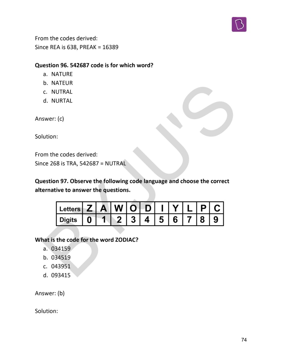 Maharashtra 2020-21 NTSE Stage 1 Answer Key & Question Paper With Solutions