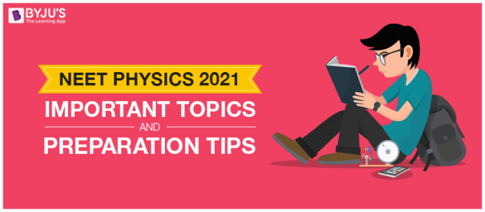 NEET Physics 2021 Important Topics and Preparation Tips