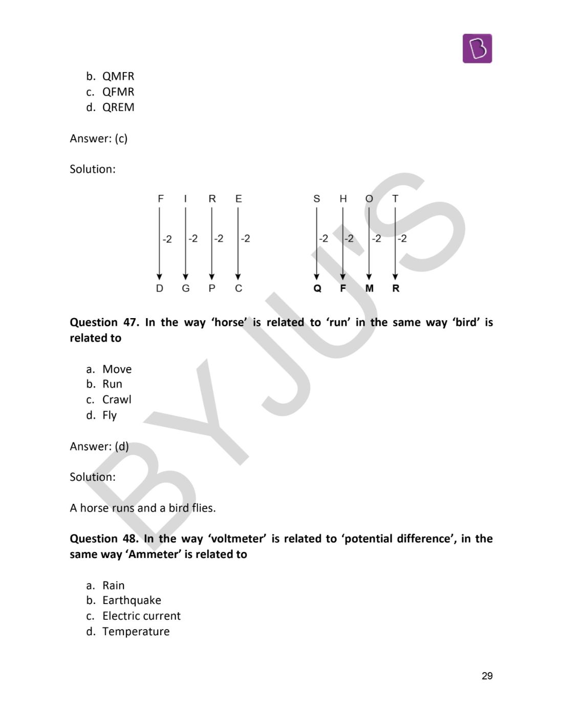 Jharkhand 2020-21 NTSE Stage 1 Answer Key & Question Paper With Solutions