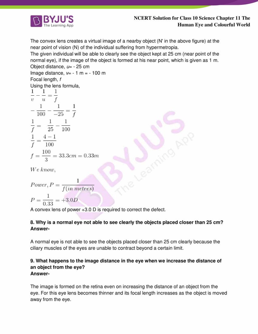 NCERT Solutions For Class 10 Science Chapter 11 The Human Eye And Colorful World ncert-solutions-for-class-10-science-chapter-11-the-human-eye-and-colorful-world