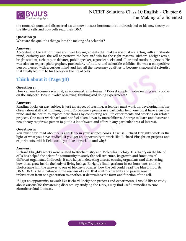 NCERT Solutions For Class 10 English Supplementary Chapter 6 - Download ...