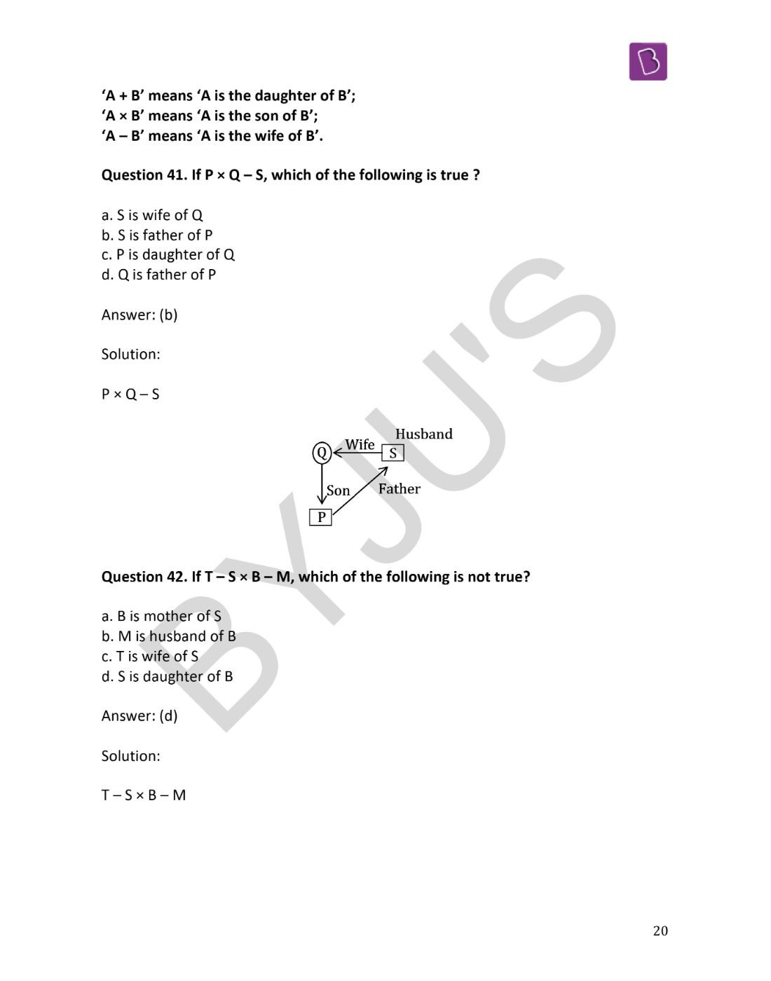 Kerala 2020-21 NTSE Stage 1 Answer Key & Question Paper With Solutions