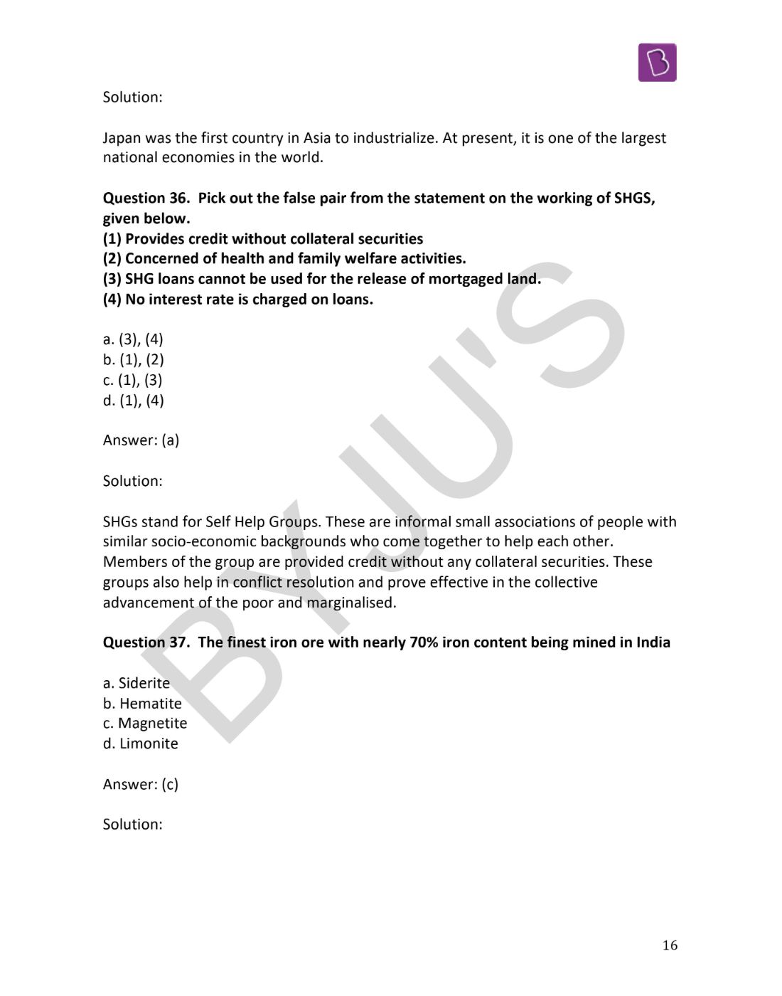 Kerala 2020-21 NTSE Stage 1 Answer Key & Question Paper With Solutions