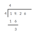Step 3: Place the decimal point in the quotient above the dividend’s ...