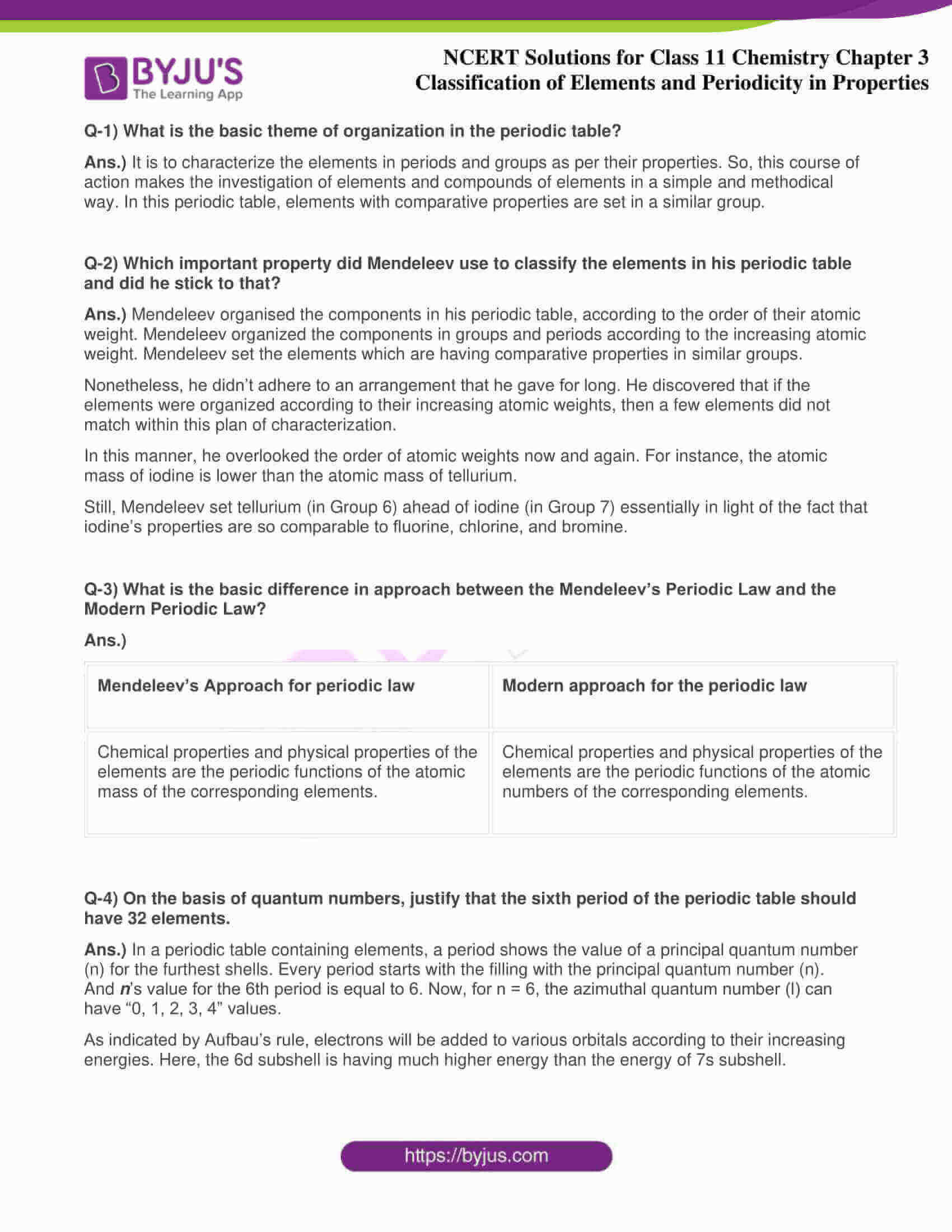 NCERT Solutions For Class 11 Chemistry Chapter 3 Classification Of ncert-solutions-for-class-11-chemistry-chapter-3-classification-of
