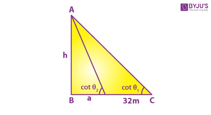 Height and Distance Solved Problems for IIT JEE