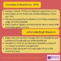 Rowlatt Act & Jallianwala Bagh Massacre - History & Significance