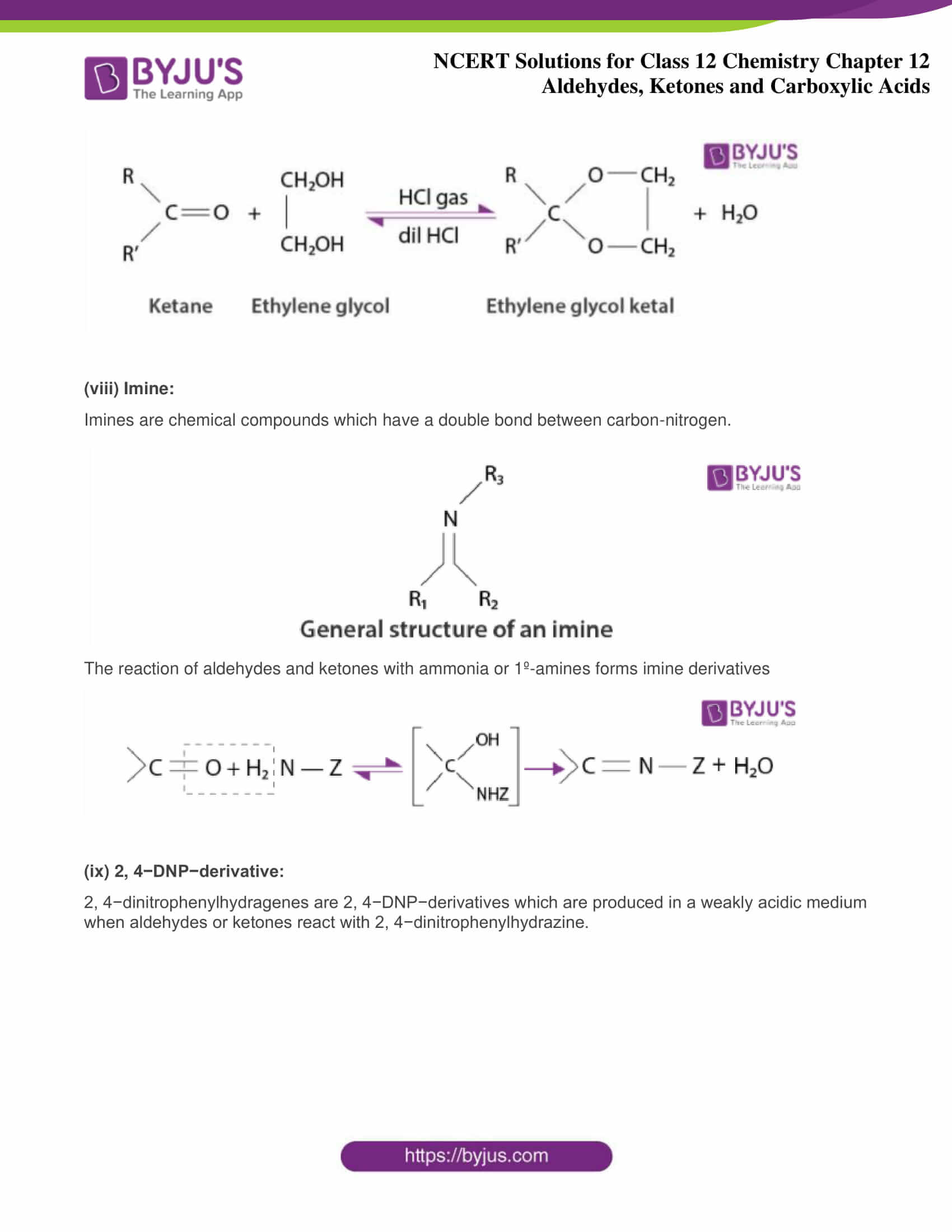 NCERT Solutions for Class 12 Chemistry Chapter 12 Aldehydes, Ketones and Carboxylic Acids