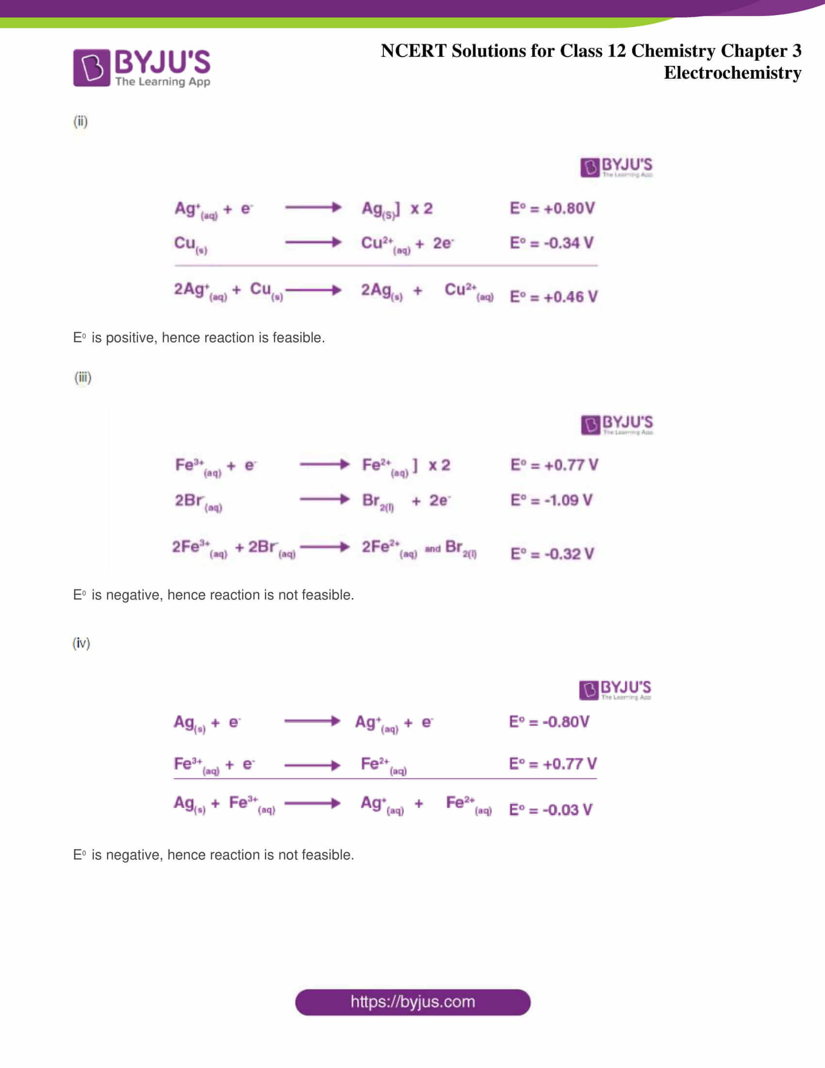NCERT Solutions for Class 12 Chemistry Chapter 3 Electrochemistry