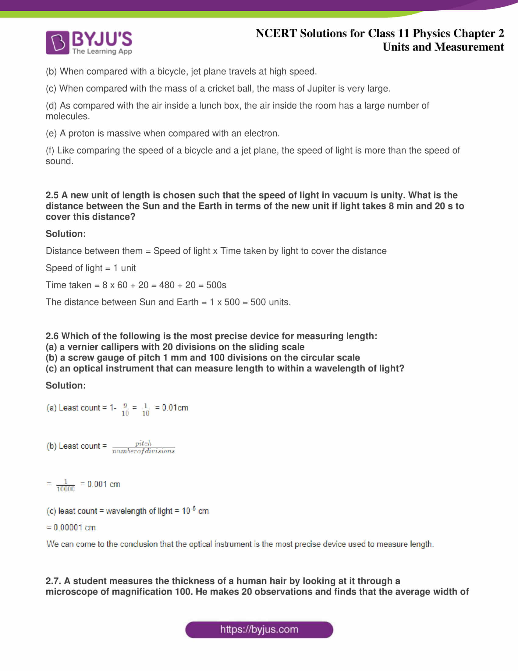 ncert solutions april9 class 11 physics chapter 2 units and measurements 04 ncert solutions april9 class 11 physics chapter 2 units and measurements 04