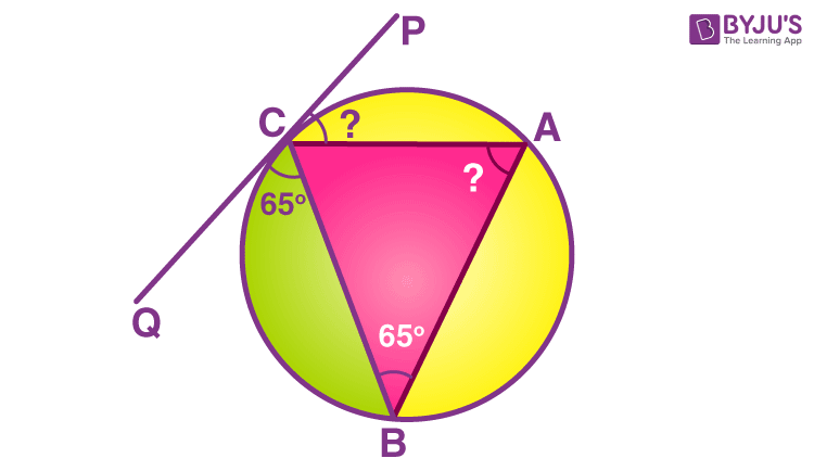 Alternate Segment Theorem Statement Proof And Examples 