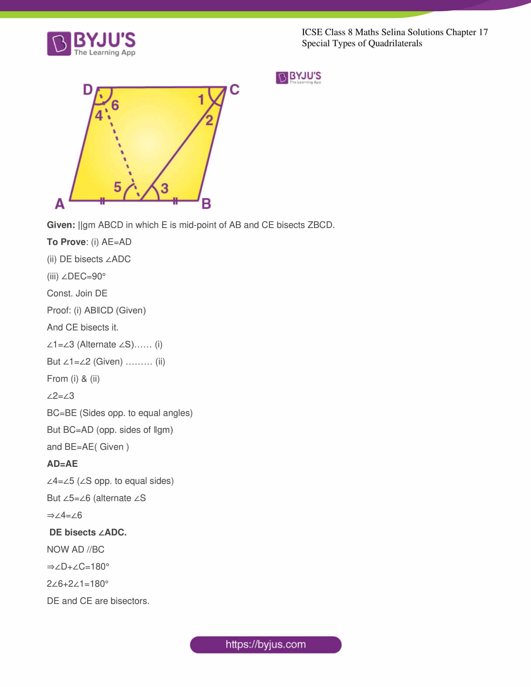 Selina Solutions Class 8 Concise Maths Chapter 17 Special Types Of 