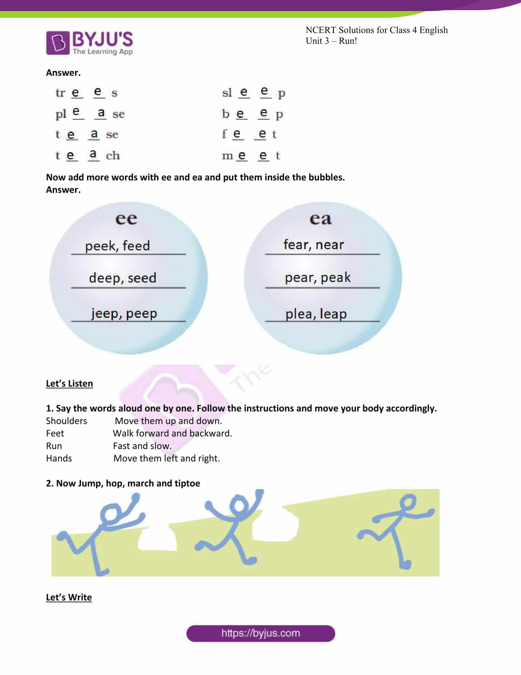 NCERT Solutions For Class 4 English Chapter 3 Run And Nasruddin s NCERT Solutions For Class 4 English Chapter 3 Run And Nasruddin s