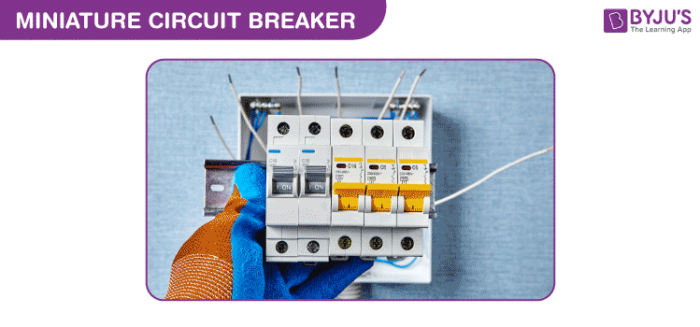 Miniature Circuit Breaker (MCB) - Definition, Types and Working ...
