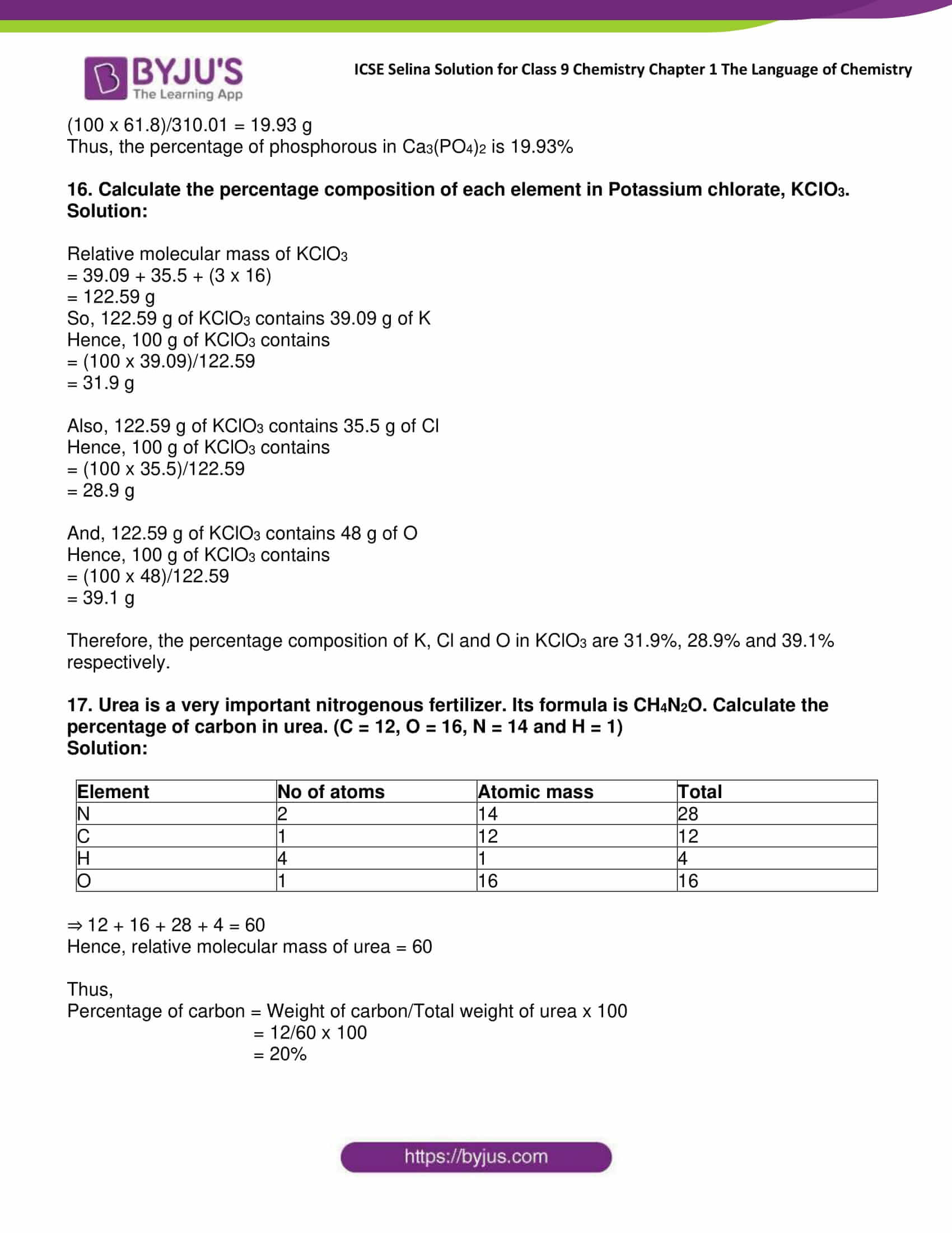 Selina Solutions Class 9 Concise Chemistry Chapter 1 The Language Of 
